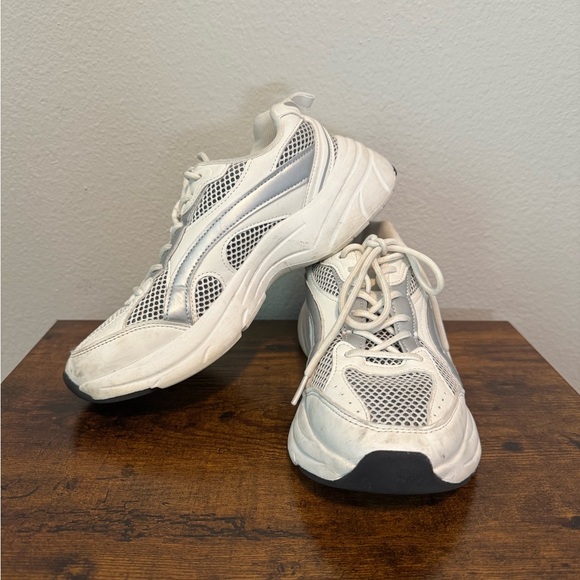 Primark | Shoes | Primark White And Gray Womens Sneakers | Poshmark